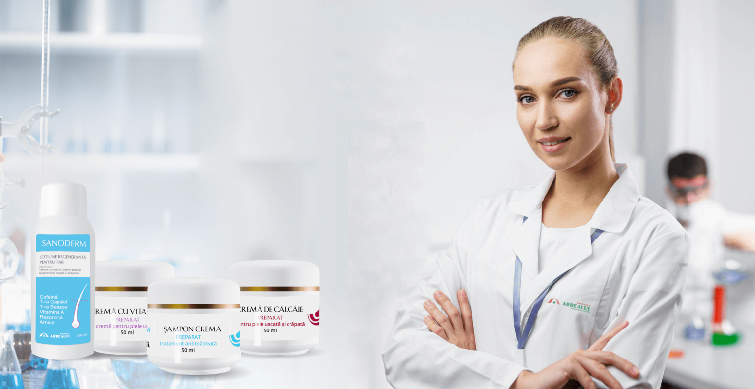 Produse Farmaceutice Preparate cu Grija In Laborator - Sanoderm